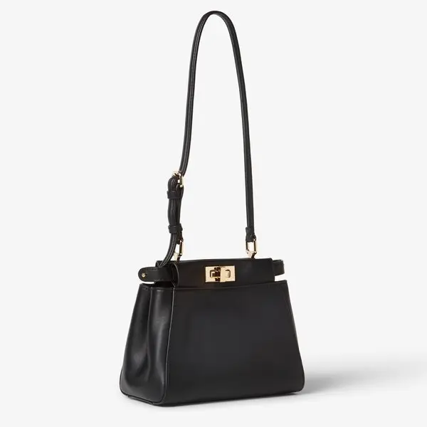 Fendi My Peekaboo Xs Black Leather Bag